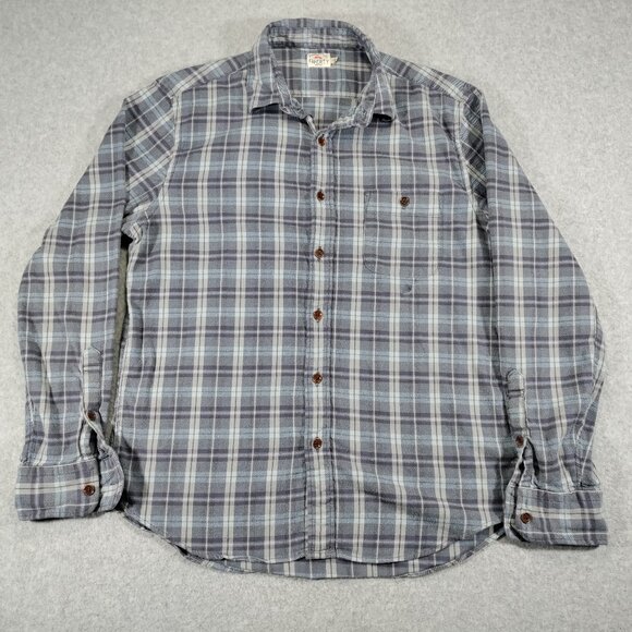 Faherty | Shirts | Faherty Flannel Shirt Mens Large Cotton Long Sleeve ...